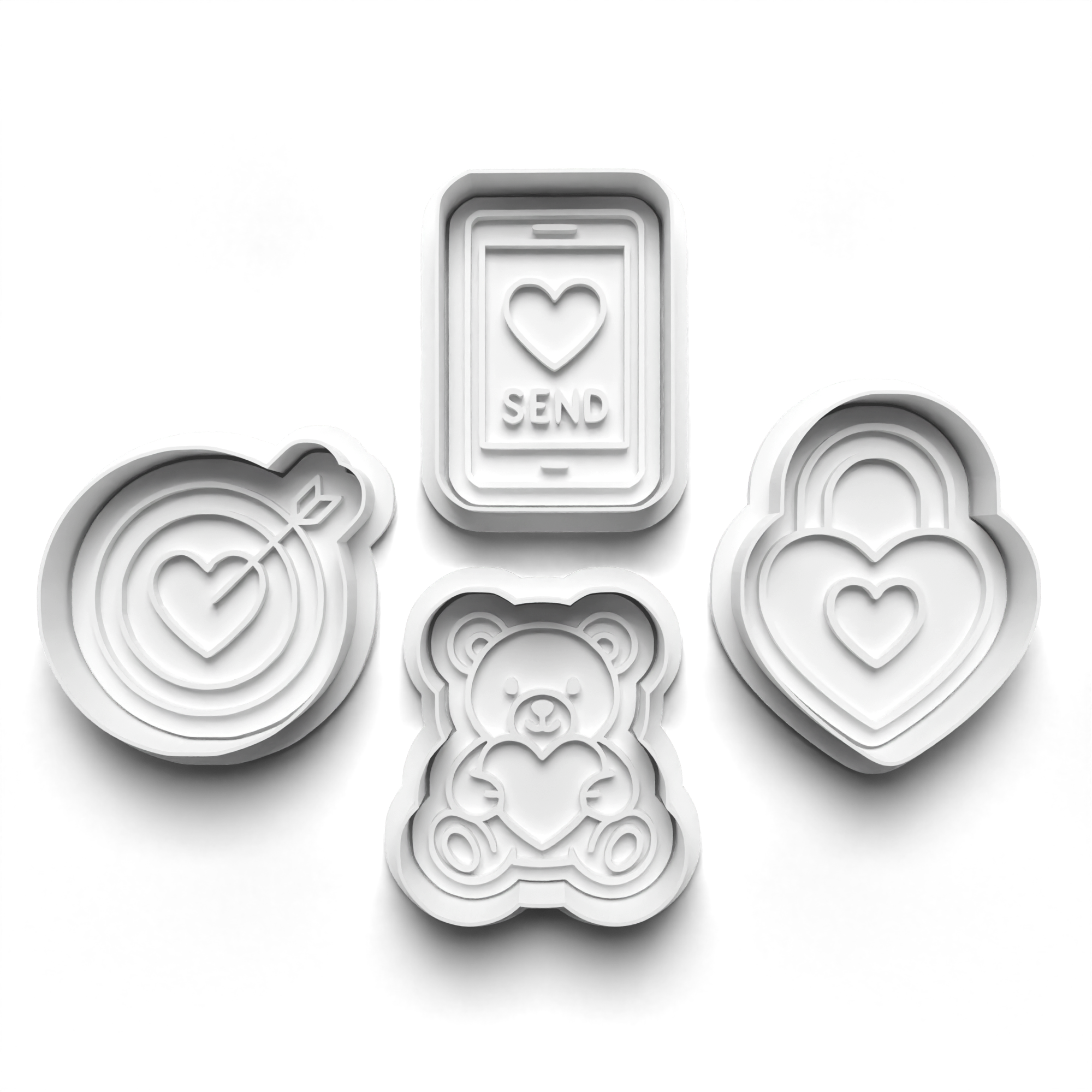 Valentine - stamp + cutter 1049 – MEG cookie cutters