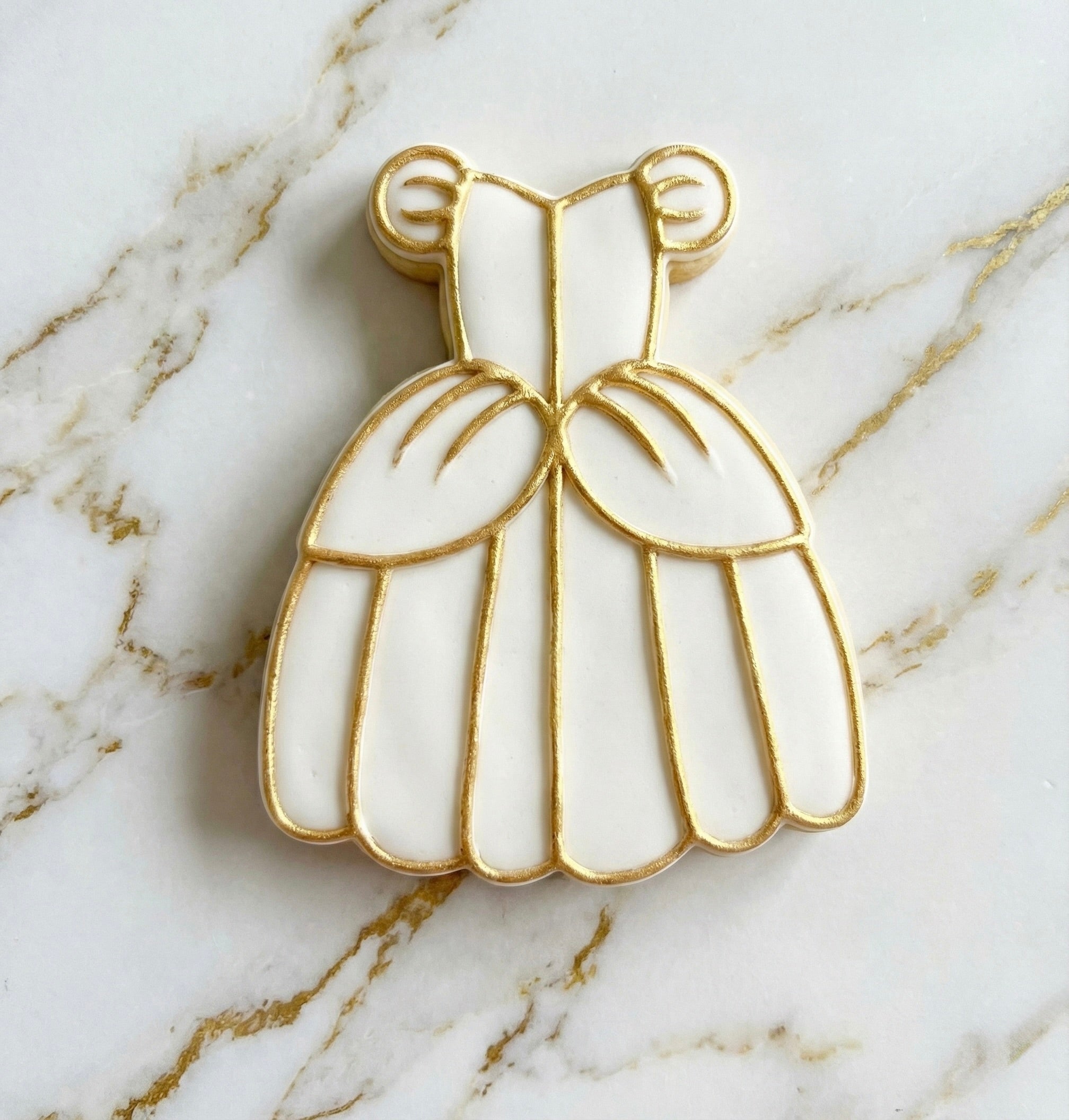 Cinderella Princess dress debossing (pop out) + cutter – MEG cookie cutters