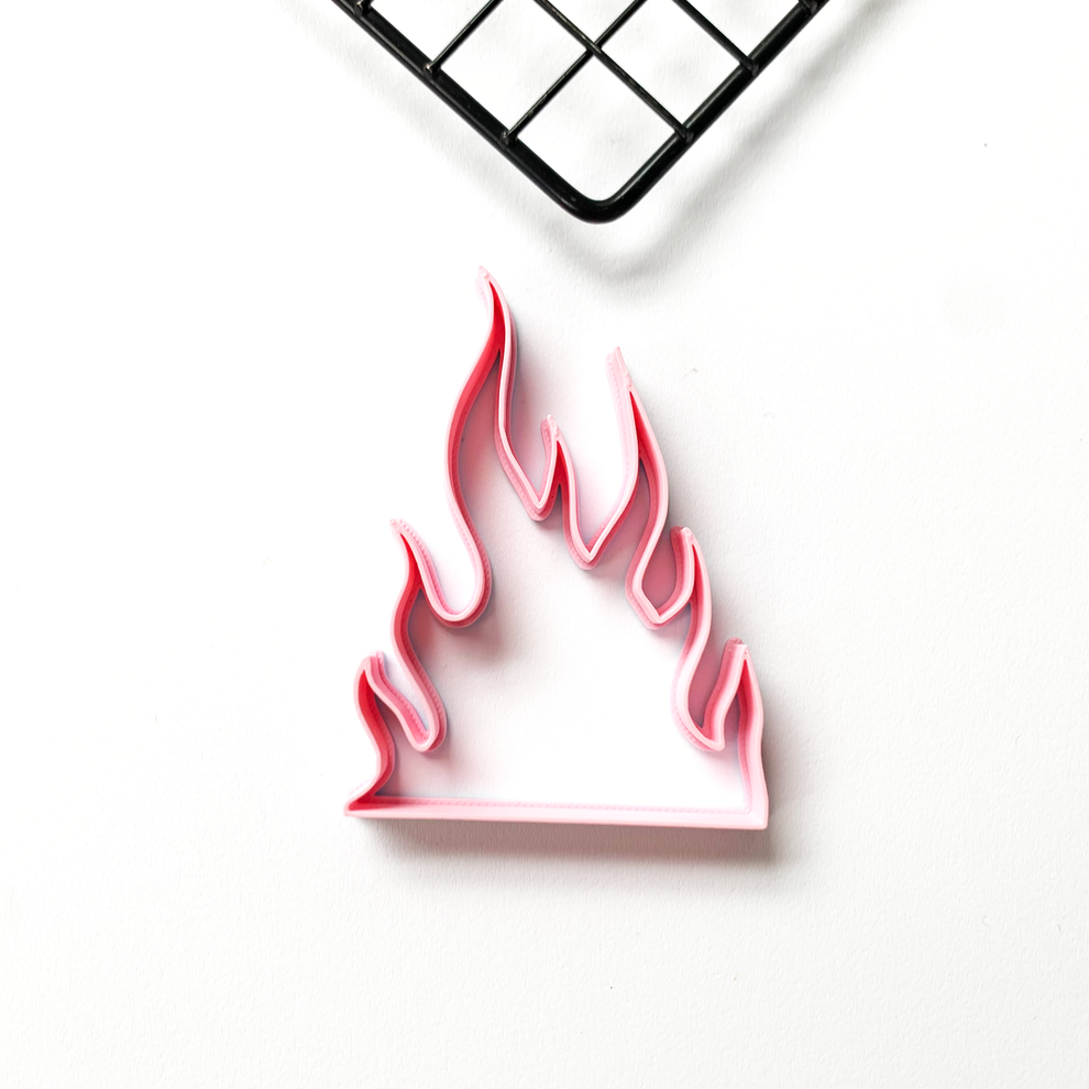 Fire / Flame Cookie cutter (2) - MEG cookie cutters